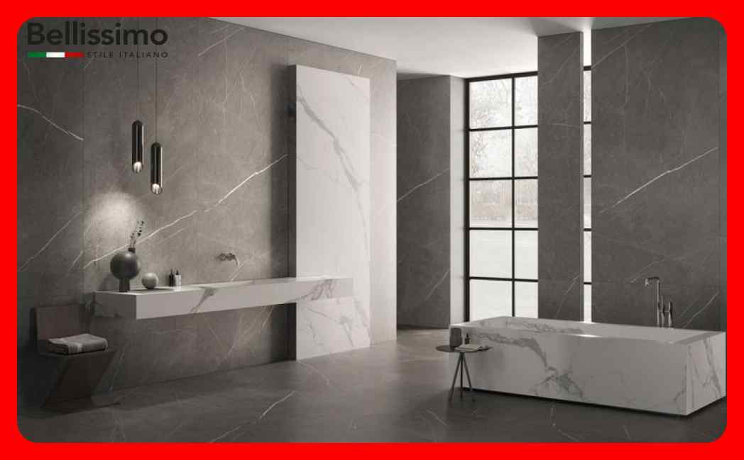 Gạch Italy 60x120 FLORINA FL126MS4 vân đá xám mịn | Gạch Kamado